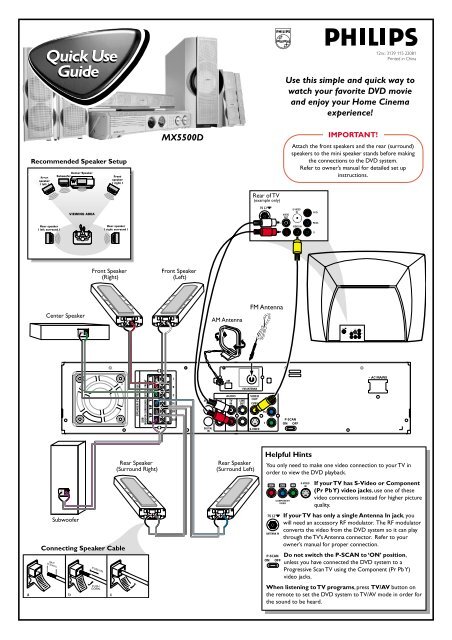 Philips DVD/SACD home theater system - User manual - ENG