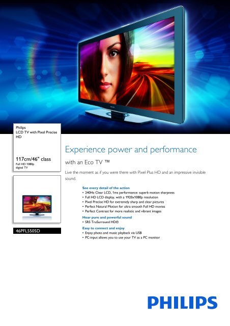 Philips LCD TV - Leaflet - AEN