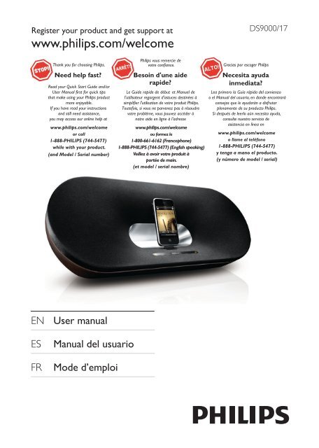 Philips docking speaker - User manual - ENG