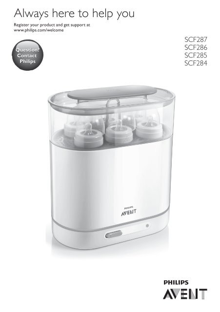 Avent Philips Bottle Sterilizer Instructions