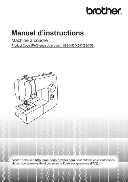 Brother J14 - Manuel d'instructions