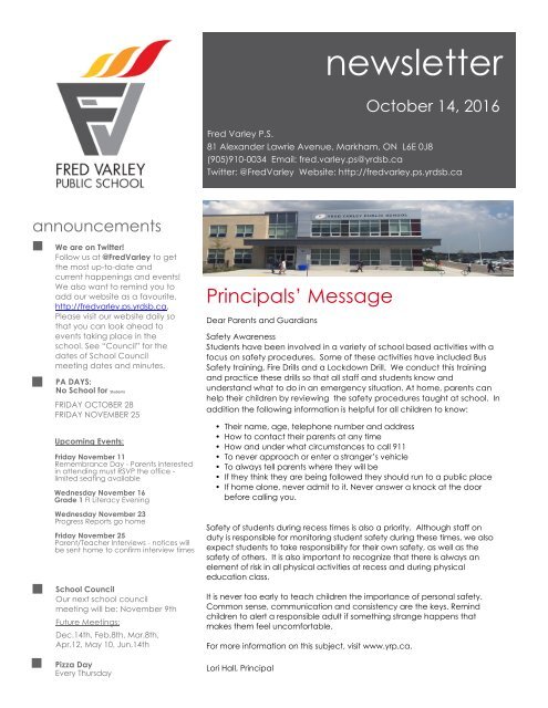 910 Elementary School Newsletter Examples Know Your Schools Newsletter