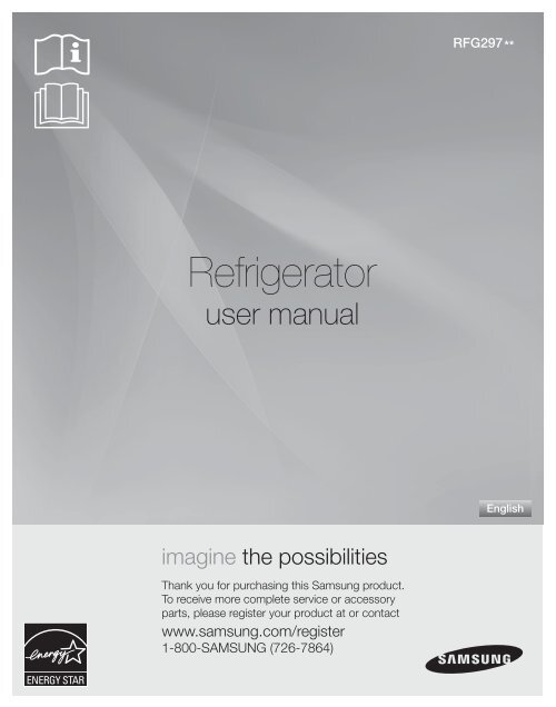 Samsung 29 cu. ft. French Door Refrigerator - RFG297AARS/XAA - User ...