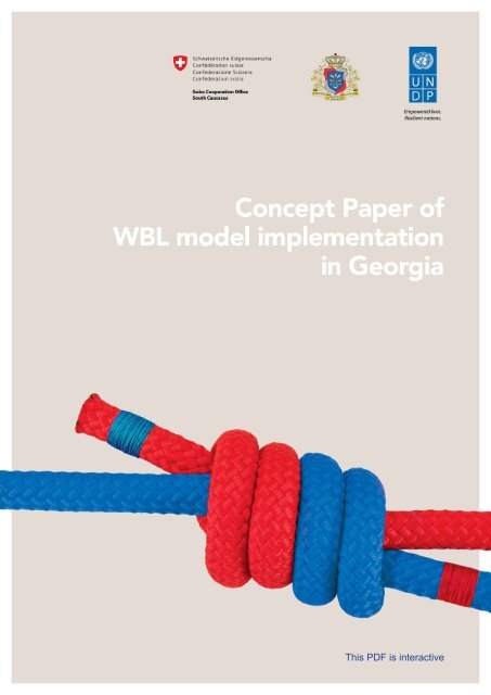 Work Based Learning in Georgia | Concept Paper english