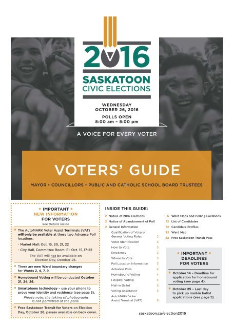 VOTERS’ GUIDE