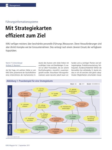 Mit Strategiekarten effizient zum Ziel - Consultingworld AG