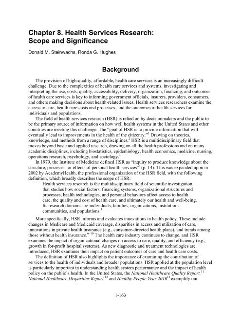 Health Services Research