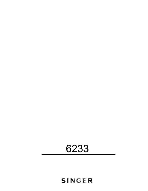 Singer 6233 - English - User Manual