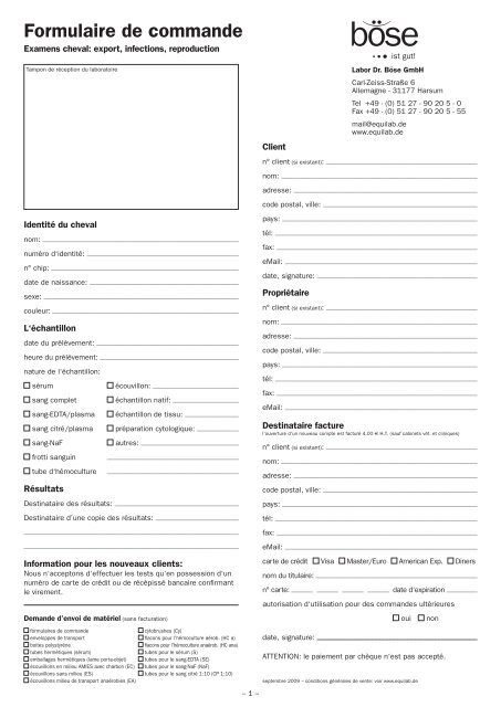 equilab.de - Labor Dr. Böse GmbH