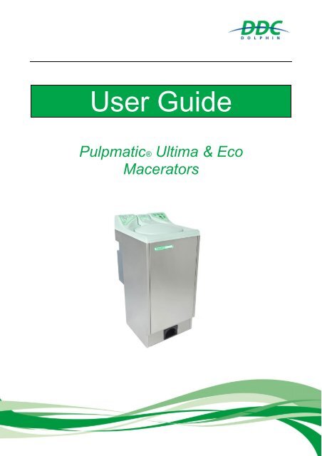 User Guide Pulpmatic Ultima Eco V2.3
