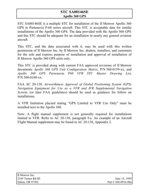 Garmin 360 GPS - STC Kit