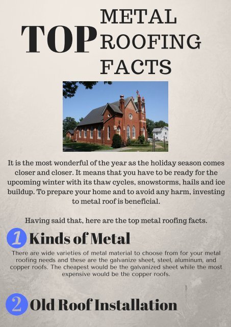 Know about Interesting Metal Roofing Facts