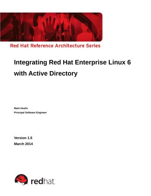 Integrating Red Hat el6 with Active Directory