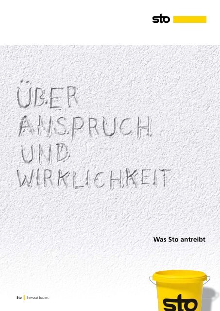 Sto Unternehmensbroschüre - Sto AG