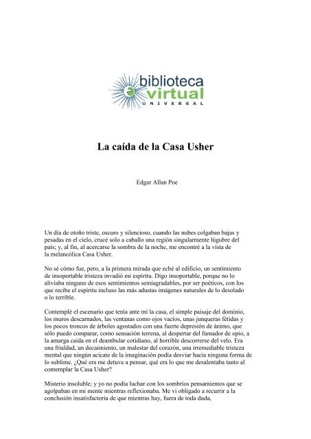 La caída de la Casa Usher