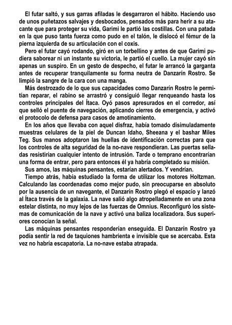 El futar saltó, y sus ga