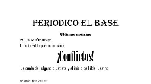 PERIODICO EL BASE