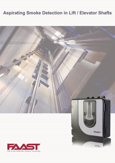 Aspirating Smoke Detection in Lift / Elevator Shafts