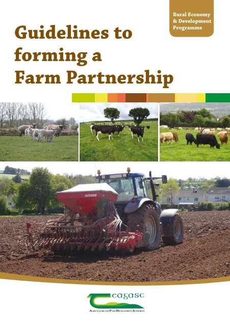 Guidelines to forming a Farm Partnership