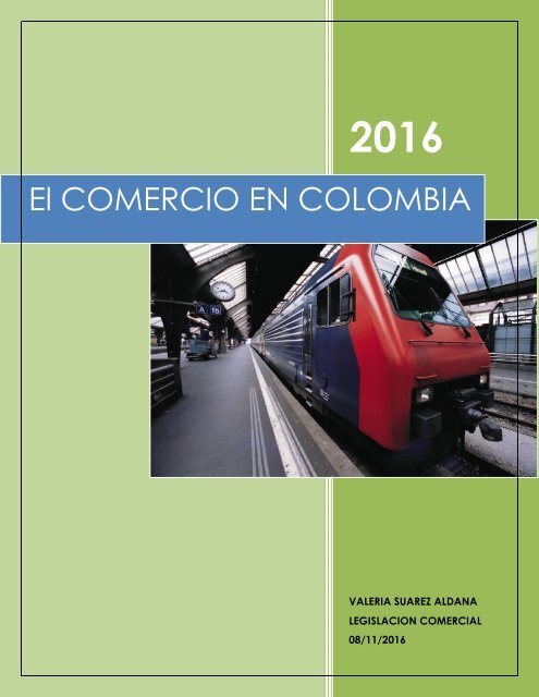 EL COMERCIO EN COLOMBIA