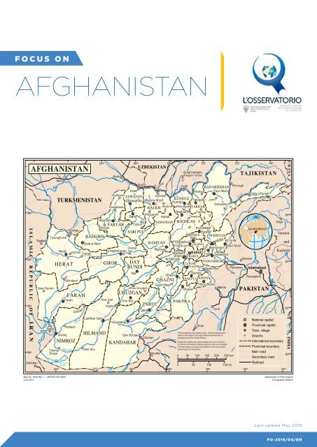 Country Profile - Afghanistan (may 2016)