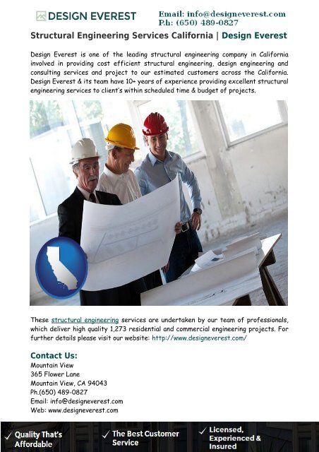 Structural Engineering California - Design Everest