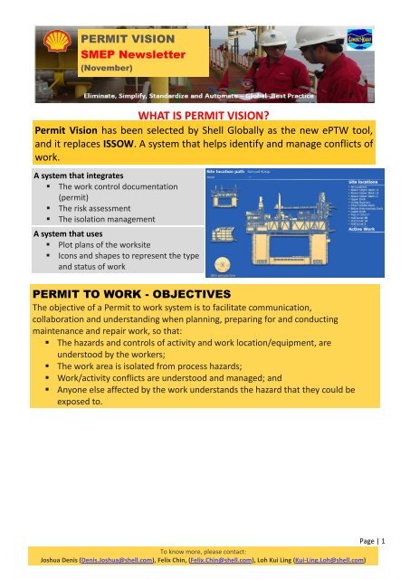 Permit Vision SMEP Newsletter November