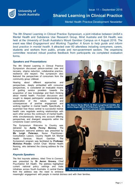 Shared Learning in Clinical Practice