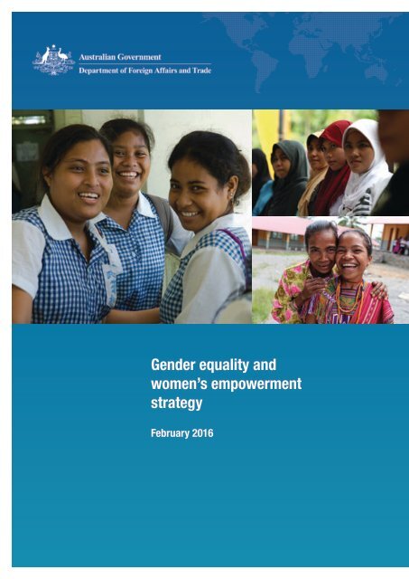 Gender Equality And Womens Empowerment Strategy