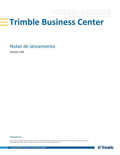 Trimble Business Center
