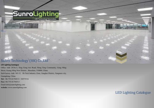 led lighting catalogue