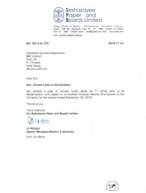 Seshasayee Paper Boards