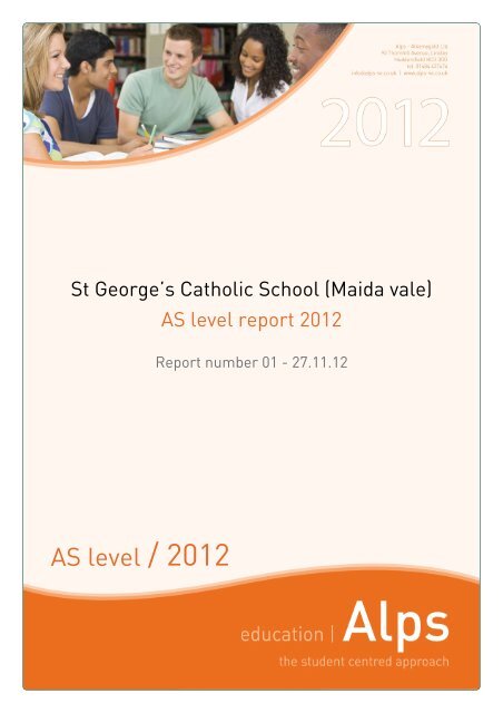 ALPs - AS Level Report 2012