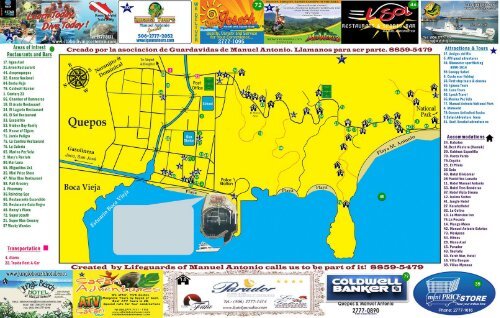 Mapa de Quepos & Manuel Antonio