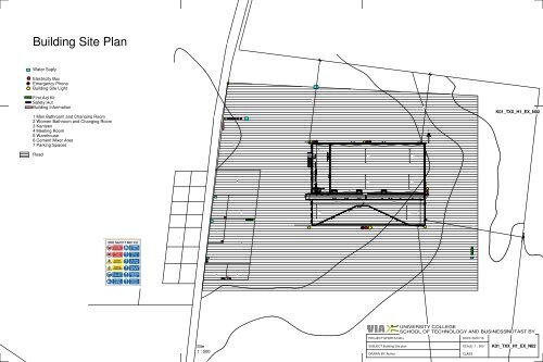 site plan revit - Sheet - K01_TXX_H1_EX_N02 - Building Site plan