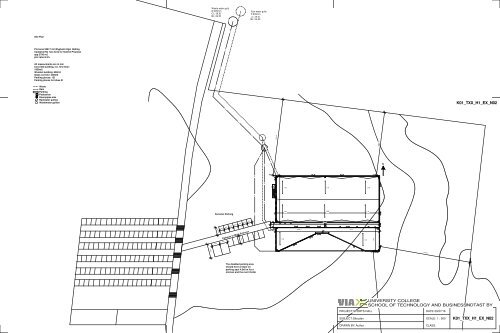 site plan revit - Sheet - K01_TXX_H1_EX_N02 - Site plan