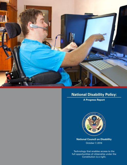 National Disability Policy