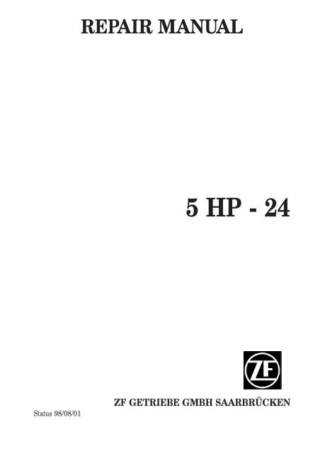 Zf5hp24 Automatic Transmission Manuals