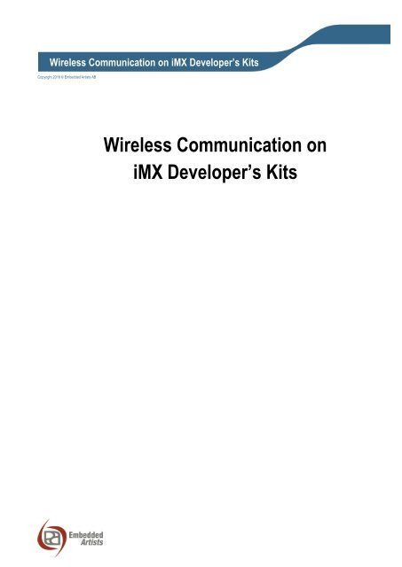 Wireless Communication on iMX Developer’s Kits