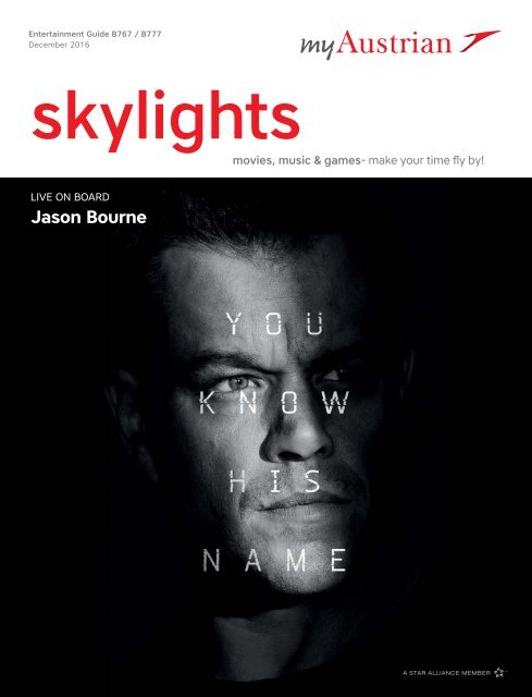 Skylights - Entertainment Guide Long-haul, December 2016