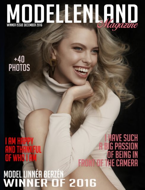 Winners issue Linnéa Berzén