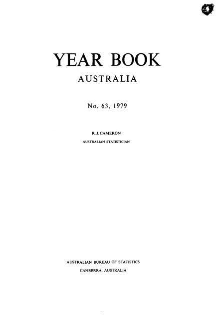 Australia Yearbook - 1979
