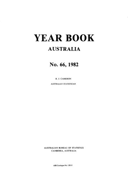 Australia Yearbook - 1982