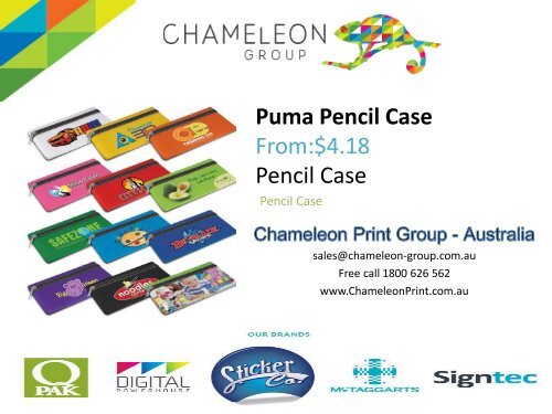 Puma Pencil Case - Chameleon Print Group