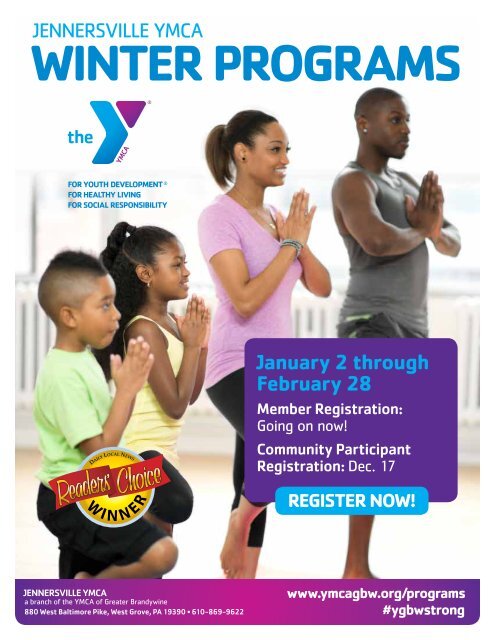 Jennersville Y - Winter Program Guide