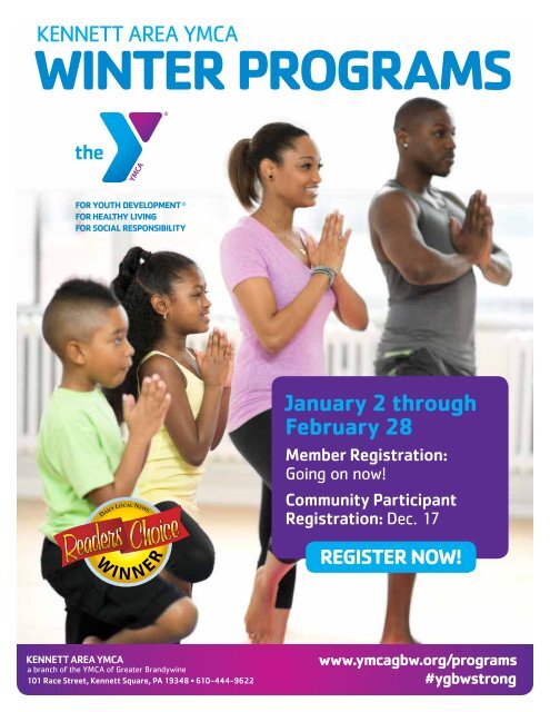 Kennett Area Y - Winter Program Guide