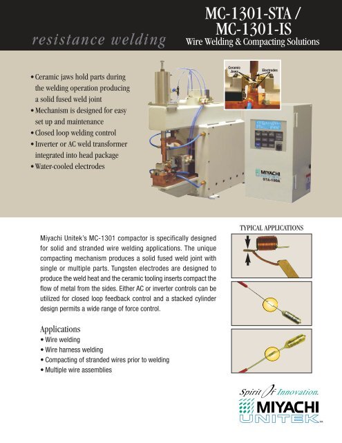 resistance welding - Miyachi Europe