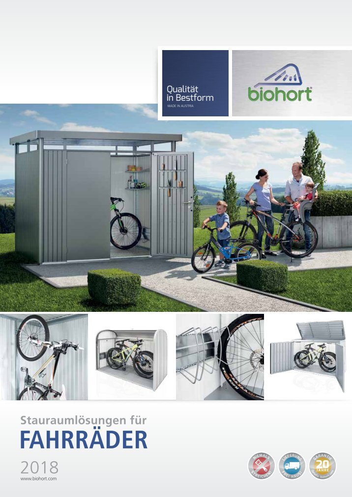 Das digitale Kiosk mit Magazinen zum Thema Outdoor Living