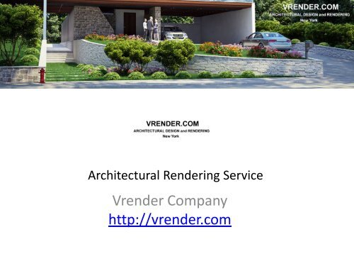 Architectural Rendering Service