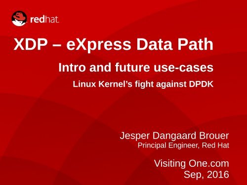 XDP – eXpress Data Path